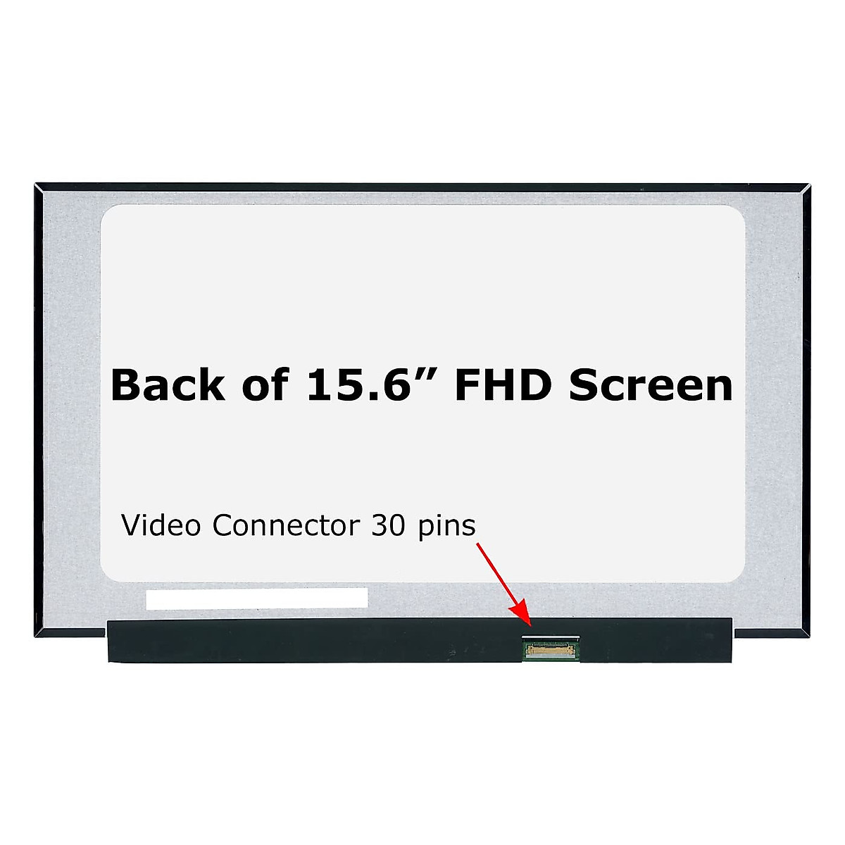 SCREENARAMA New Screen Replacement for NV156FHM-N61, FHD 1920x1080, IPS, Glossy, LCD LED Display with Tools