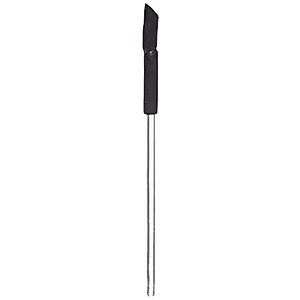 United Scientific GRPL06 Glass Stirring Rods with Pre-Assembled Rubber Policeman, 152.4mm Length, 5mm Diameter (Pack of 12)