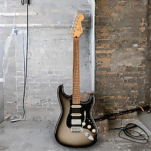 Fender Player Plus Stratocaster Electric Guitar, with 2-Year Warranty, Silverburst, Pau Ferro Fingerboard