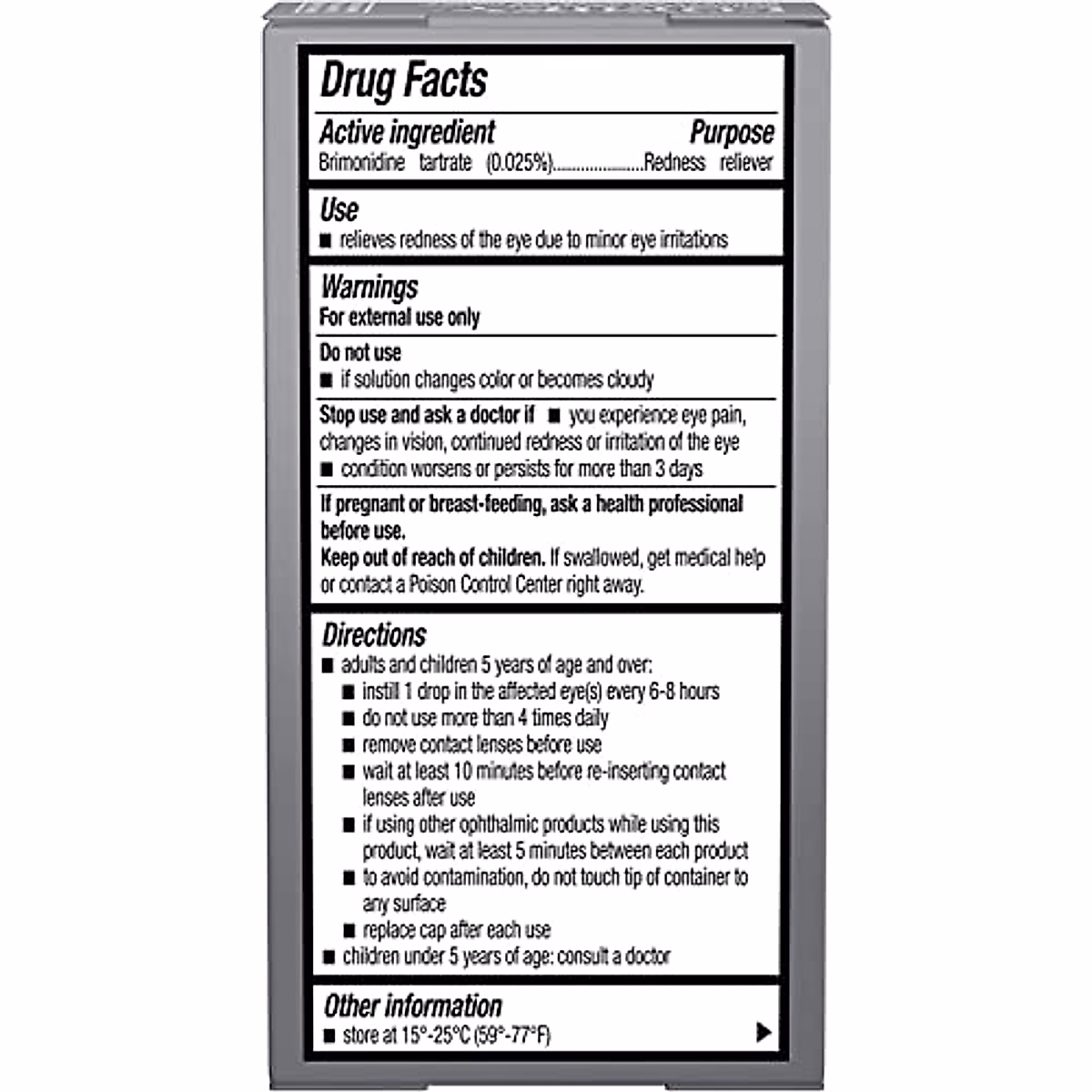 Lumify Redness Reliever Eye Drops, 0.08 fl oz (Pack of 2)