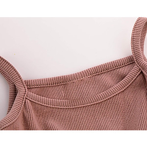 JNKLWPJS Baby Girls Tutu Dress Sleeveless Infant Toddler Princess Party Tulle Sundress Pink 120CM