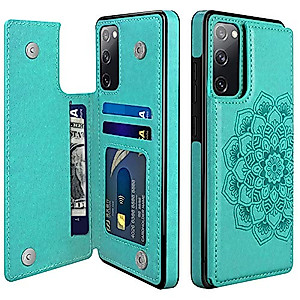 COOYA for Samsung S20 FE Case, Galaxy S20 FE 5G Case Wallet Case with Card Holder Premium PU Leather Magnetic Closure Protective Back Flip Phone Case for Samsung Galaxy S20 FE(Fan Edition) 5G 6.5Inch