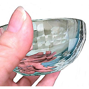 Amlong Crystal Clear Faceted Crystal Mini Bowl 3 Inch