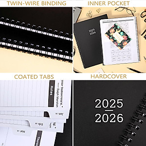 Monthly Planner 2023-2024 - 24 Months Planner, 9'' x 11'', January 2023 - December 2024, Calendar Planner with Tabs and Ample Writing Blocks, Good for Home and School Planning