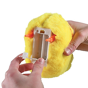 PREXTEX Hopping Bunny Toy - Plush Easter Bunny and Chirping Chick Set (with Carrot and Corn Toy) - Battery-Operated Great Easter Gift for Easter Basket Arrangement for Kids