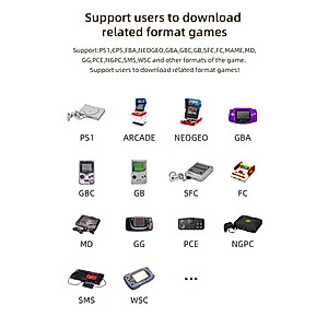 RG35XX Handheld Game Console, 3.5 Inch IPS Screen Linux System Retro Video Games Console, Built-in 64G+128G TF Card 8000+ Classic Games, Support HDMI TV Output