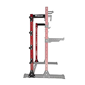 Signature Fitness SF-SS1 1,000 Pound Capacity 3” x 3” Power Rack Squat Stand, Includes J-Hooks and Safety Spotter Arms, Optional Conversion Kits, Half Conversion kit Only