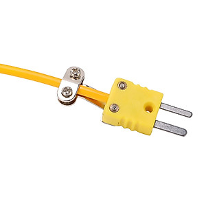 K Type Handheld Outside Thermocouple Probe NR 81531B Straight Shank Thermocouple Probe Replacement 5 Seconds Response -50-500℃