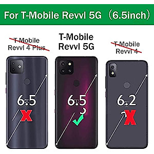 AYMECL for Revvl 5G Case, TCL Revvl 5G Case with[2 x HD Screen Protector], Full-Body Protective Shockproof Ruged Bumper Cover,Impact Resist Durable Phone Case, for TCL Revvl 5G (Blue)