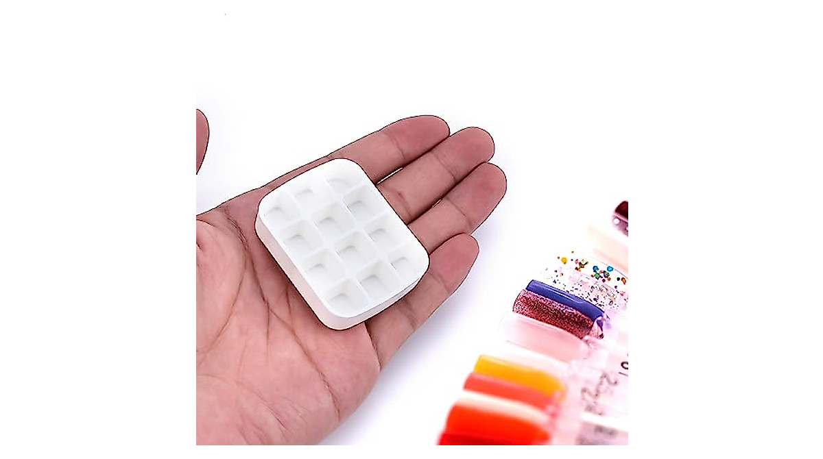 Ouligay Mini Watercolor Palette - Portable Painting Tray