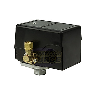 Pressure switch for air compressor made by Furnas / Hubbell 69JF9LY 140-175 single port w/ unloader & on/off lever