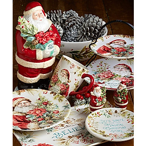 Certified International Christmas Story 30 oz. Soup/Cereal Bowls, Set of 4, Multicolored