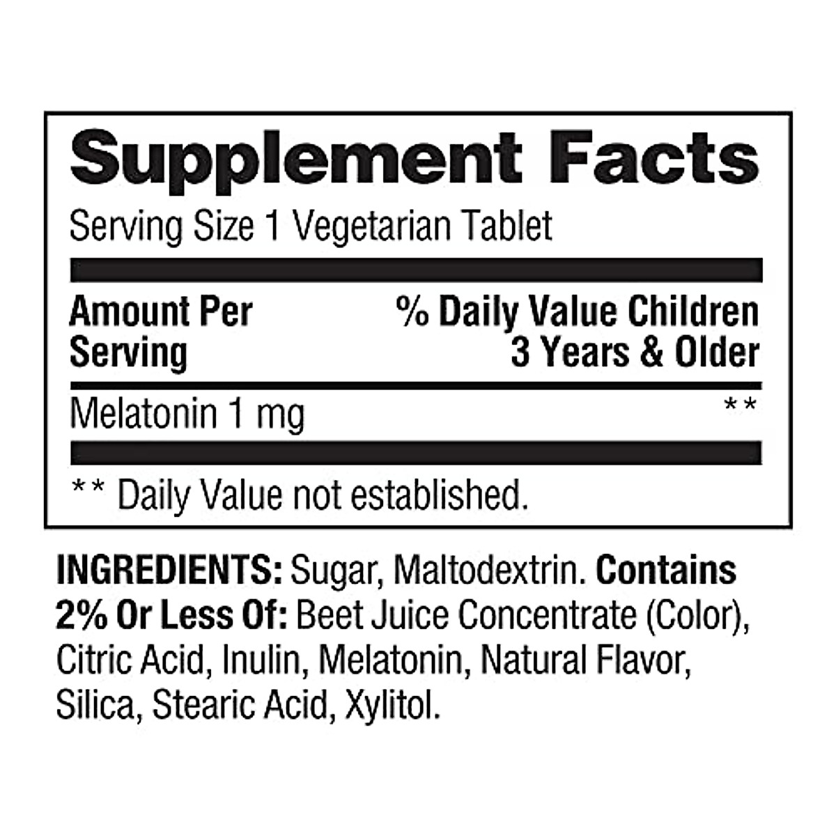 Spring Valley Kids Melatonin Chewable Tablets: 1mg of Natural Sleep Support with Grape Flavor, 60 Count + Luall Fridge Magnet