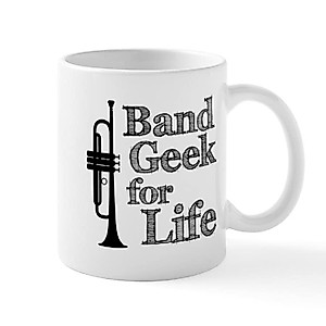 CafePress Trumpet Band Geek Mug Ceramic Coffee Mug, Tea Cup 11 oz