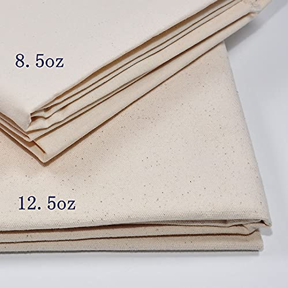 YuTone 8.5-Ounces 100% Cotton Natural Canvas Duck Fabric by The Yard(8.5oz.)