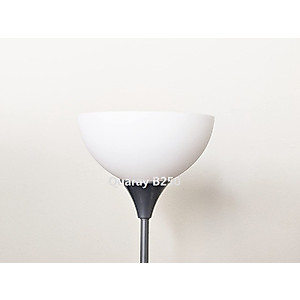 Quaray 10 Inch Plastic Bowl Lamp Shade for Torchiere Floor Lamp, White, B250