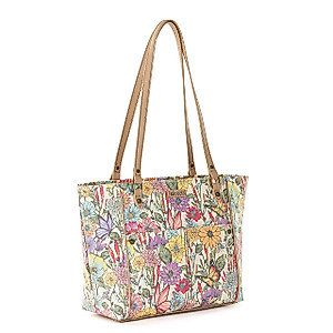 Sakroots Metro Tote Bag, Pinkberry in Bloom