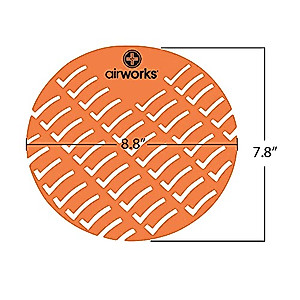 Hospeco - CC-007 Airworks AWUS007-BX Urinal Deodorizer Screen Mango Orange (Box of 10)