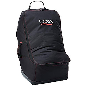 Britax Car Seat Travel Bag with Padded Backpack Straps | Water Resistant + Built-in Wheels + Multiple Carry Handles
