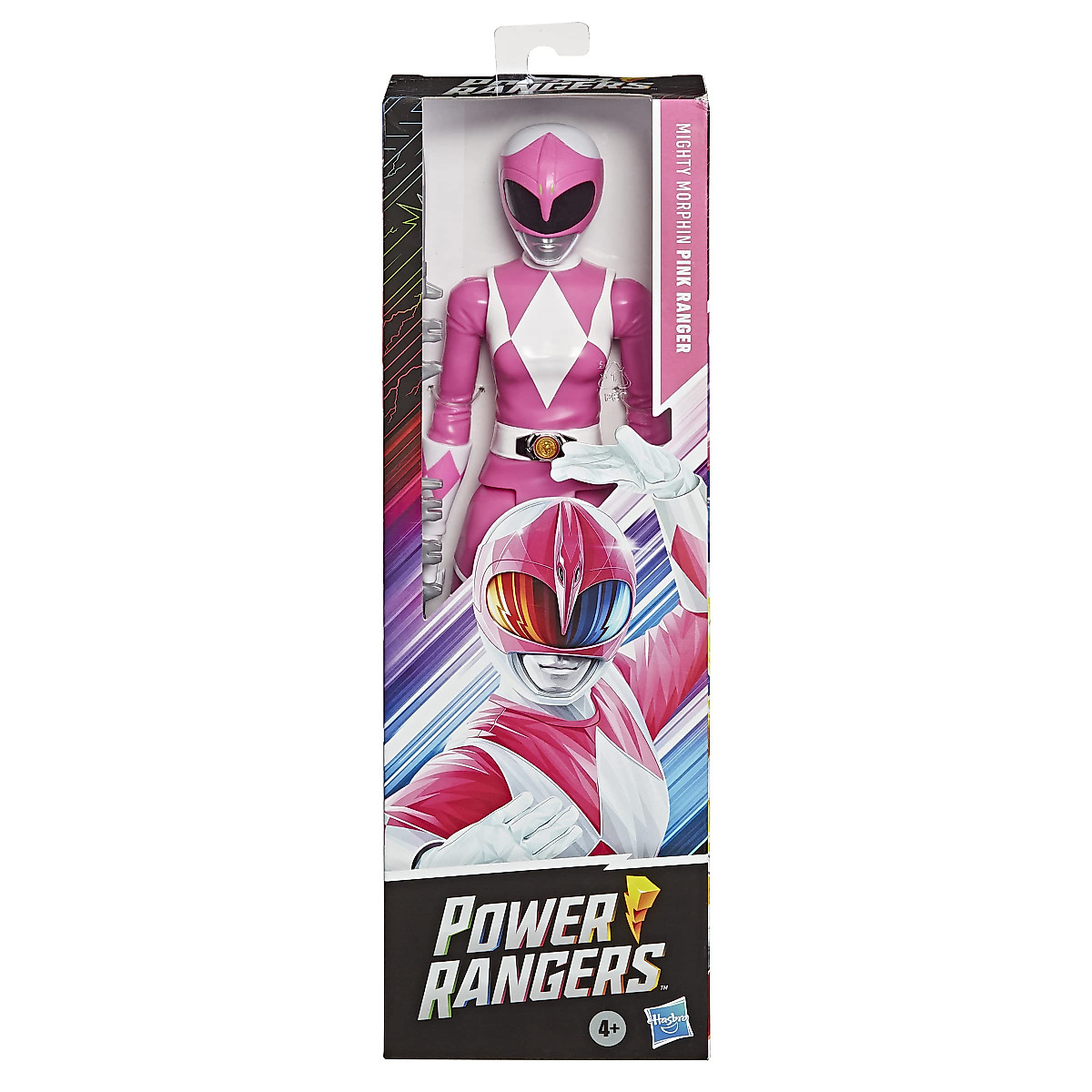 Power Rangers Mighty Morphin Pink Ranger 12-Inch Action Figure Toy Inspired by Classic TV Show, with Power Bow Accessory