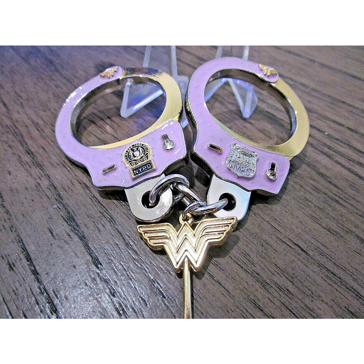 NYPD Detectives Wonder Woman Pink Handcuffs Challenge Coin