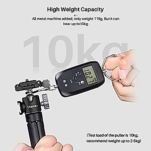 Tripod Ball Head ULANZI U-80L Camera Quick Release Metal Ball Head Camera Mount Arca Swiss 360° Rotating with Quick Release Plate & Cold Shoe, 22lbs/10kg Load for 1/4" Tripod,Monopod,DSLR,Camera