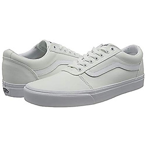 Vans Men's Ward Sneaker, Canvas White White, 11.5