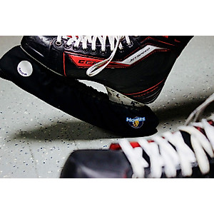 Howies Skate Guard Soakers (Black, Senior) Ice Hockey Blade Cover