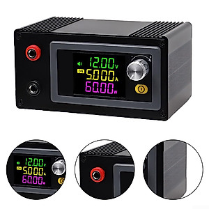 60W Regulated Voltage Power Supply With Fan Cooling System, Adjustable Switching DC Regulated Bench Power Supply, DC Voltage Transformer, Shows Voltage, Current, Power, Capacity, Energy