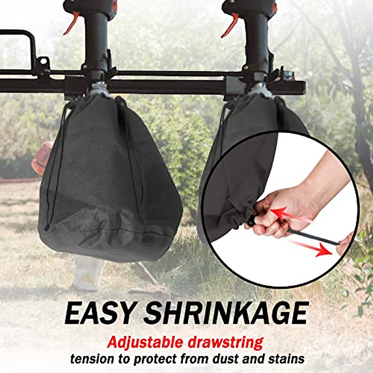 Iceberg Elf Trimmer Engine Waterproof Cover, [3 Pack] 12D x 15.6H inch 600D Heavy-Duty Oxford Ripstop General Weed Eater Edger,Pole Saw,Brush Cutters and Hedge, Weed Eater Covers