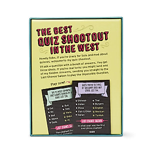 Mr Listers Quiz Shootout: Quick-Fire Party Trivia Game by Big Potato