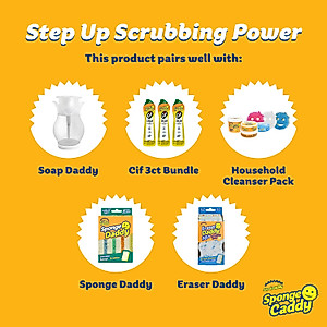 Scrub Daddy Sponge Holder - Sponge Caddy for Kitchen Organization - Self Draining, Dishwasher Safe & Universal Suction Sponge Holder for Sponges and Scrubbers (1 Count)