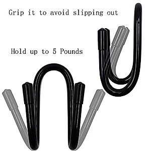 YYST Handbag Hanger Hook Over The Closet Rod Hanger Closet Purse Hanger Handbag Hanger for Scarves, Men's Ties, Women's Shawls, Belts, Handbags, Wristlets, Purses, Bags ,Backpacks, Satchels,etc. (4)