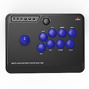 Mayflash F300 Arcade Fight Stick Joystick for Switch, Xbox Series X, PS4,PS3, Xbox One, Xbox 360, macOS, Windows, Steam Deck, NeoGeo mini, NeoGeo Arcade Stick Pro
