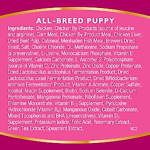 Bil-Jac Picky No More All-Breed Puppy Chicken Liver Recipe Dry Dog Food 4 Pounds (2-Pack)