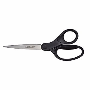 Westcott Recycled 8-Inch Straight Scissor (16451)