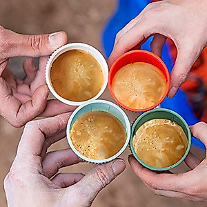 WACACO Nanopresso Portable Espresso Maker Bundled with Protective Case, Upgrade Version of Minipresso, Mini Travel Coffee Machine, Perfect for Camping, Travel and Office (Elements Moss Green)