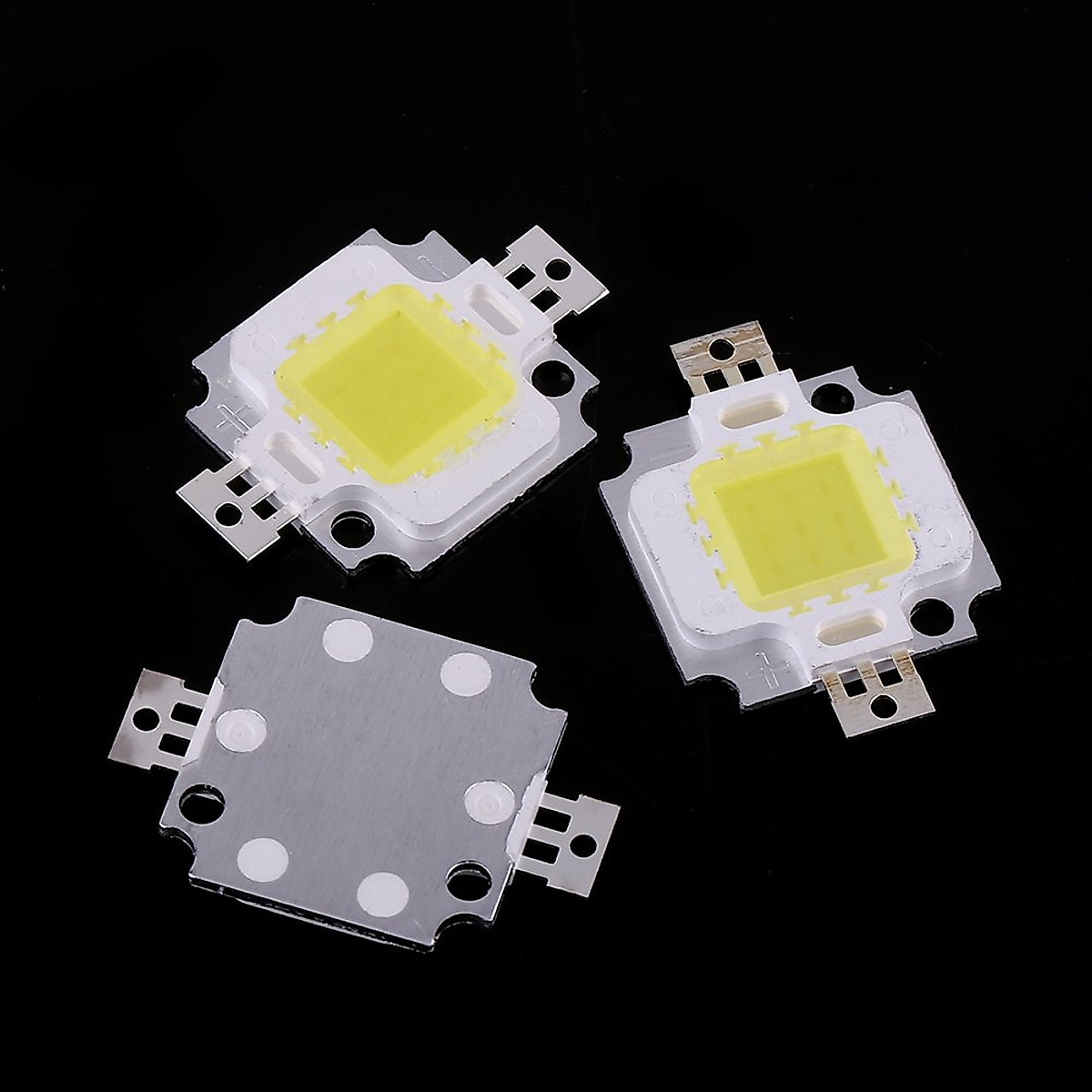 Kuuleyn Led Chip, LED Chip Bulb,10Pcs 10W LED Warm/Cool White SMD Chip COB DC 9-12V for Lamp Flood Light Bulb Replacement(Cool White)