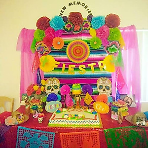 Set of 3 JeVenis Fiesta Banner Cactus Garlands Cinco De Mayo Banners Fiesta Party Decorations for Wedding Birthday Baby Shower Party