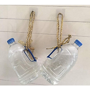 FIGO 10 Packs 15lB(Max) Seamless Small Wall Hooks Adhesive Transparent Seamless Hooks Very Creative, Practical Hook for the Drill-free Wall