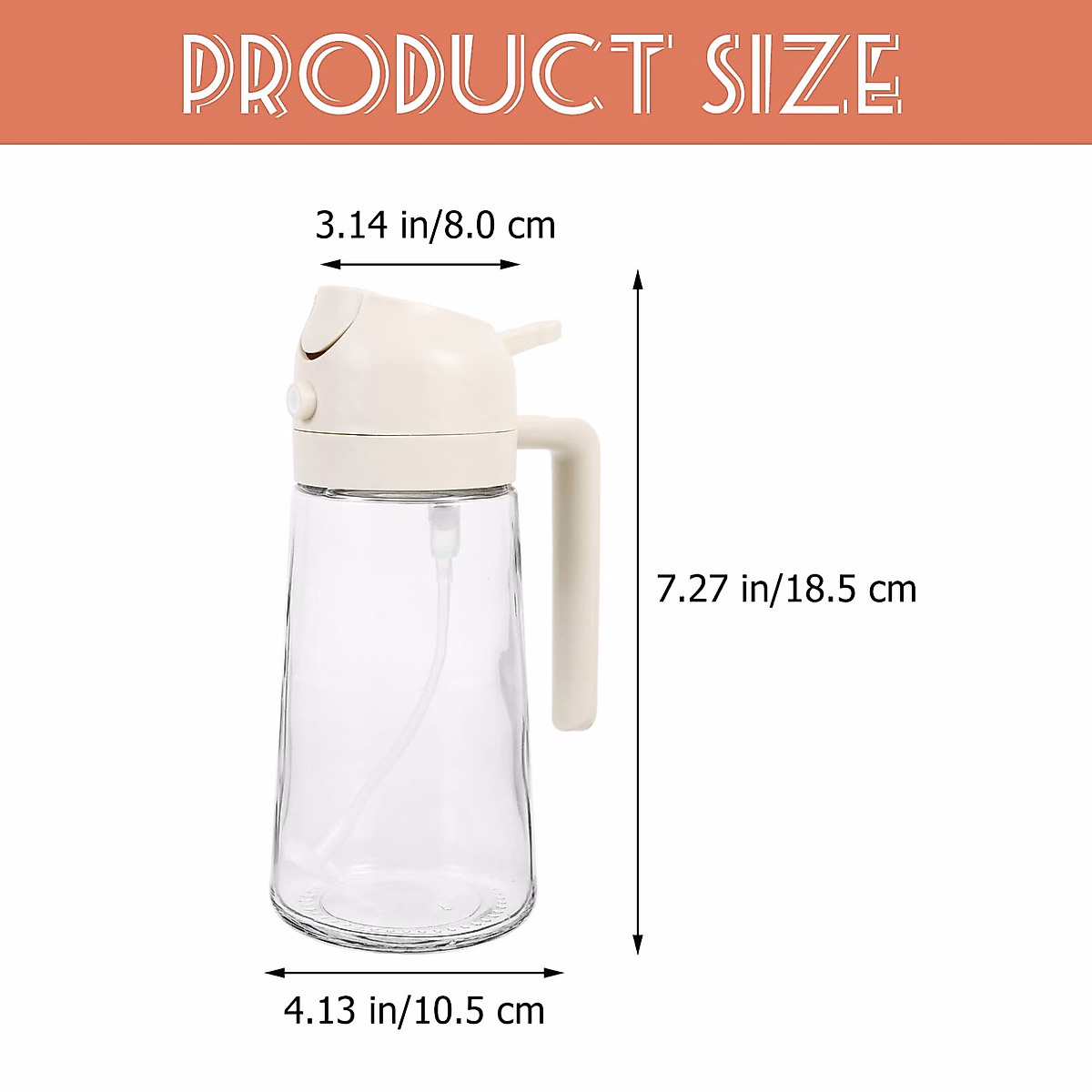 Olive Oil Spray Bottle Glass Seasoning Bottle Kitchen Oil Container Cooking Oil Dispenser Glass Vinegar Pot Oil Bottle Kitchen Gadgets Oil Sprayer Oil Pot Vinegar Dispenser