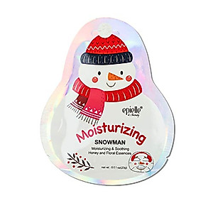 Epielle Christmas Holiday Character Sheet Mask Assortments,- Santa, Reindeer, Snowman, Elf, Stocking Stuffers, Christmas Gift Ideas (6pk) Birthday Party Gift for her kids, Spa Day Party, Girls Night | Holiday Stocking Stuffers