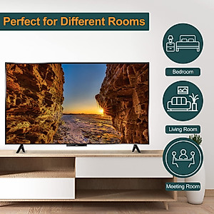 Yaotieci TV legs for TCL TV Stand legs, for Roku TV Stand Legs for TCL 32 inch 32S330 32S327 32S325 32S321 32S305 32S301, TV feet Stand Base for TCL with Screws, Easy to Install