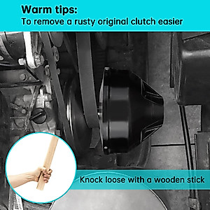 10L0L Golf Cart Primary Drive Clutch for EZGO TXT 4 Cycle 1991-2009, 2 Cycle 1989-1994 Gas Model, Replace OEM 26952-G01 26952-G02 23817-G1 9035