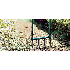 Meadow Creature's All Steel Broadfork: The Peoples Broadfork ,12 tines Green BF-12 BF-12