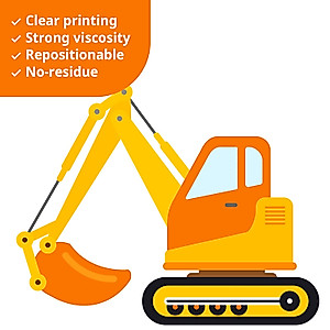 DECOWALL DS-8047 Transports Wall Decals Stickers Kids Peel and Stick Removable Nursery Bedroom Living Construction Boys Childrens Toddler car d?cor playroom playroom Vehicles Truck City Road Baby