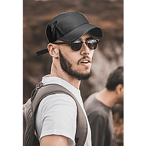 Oversize XXL Women Men Quick Drying Baseball Cap Sun Hats Mesh Lightweight UV Protection Sports Cap for Big Head Black