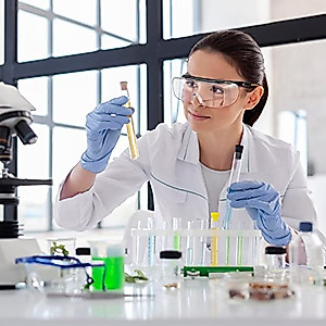 MALYHO Anti Fog Safety Glasses Safety Goggles Over Glasses Protective Glasses Clear Lenses,Adjustable Frame And Temples