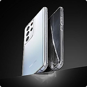 Spigen Ultra Hybrid Designed for Galaxy S21 Ultra Case (2021) - Crystal Clear
