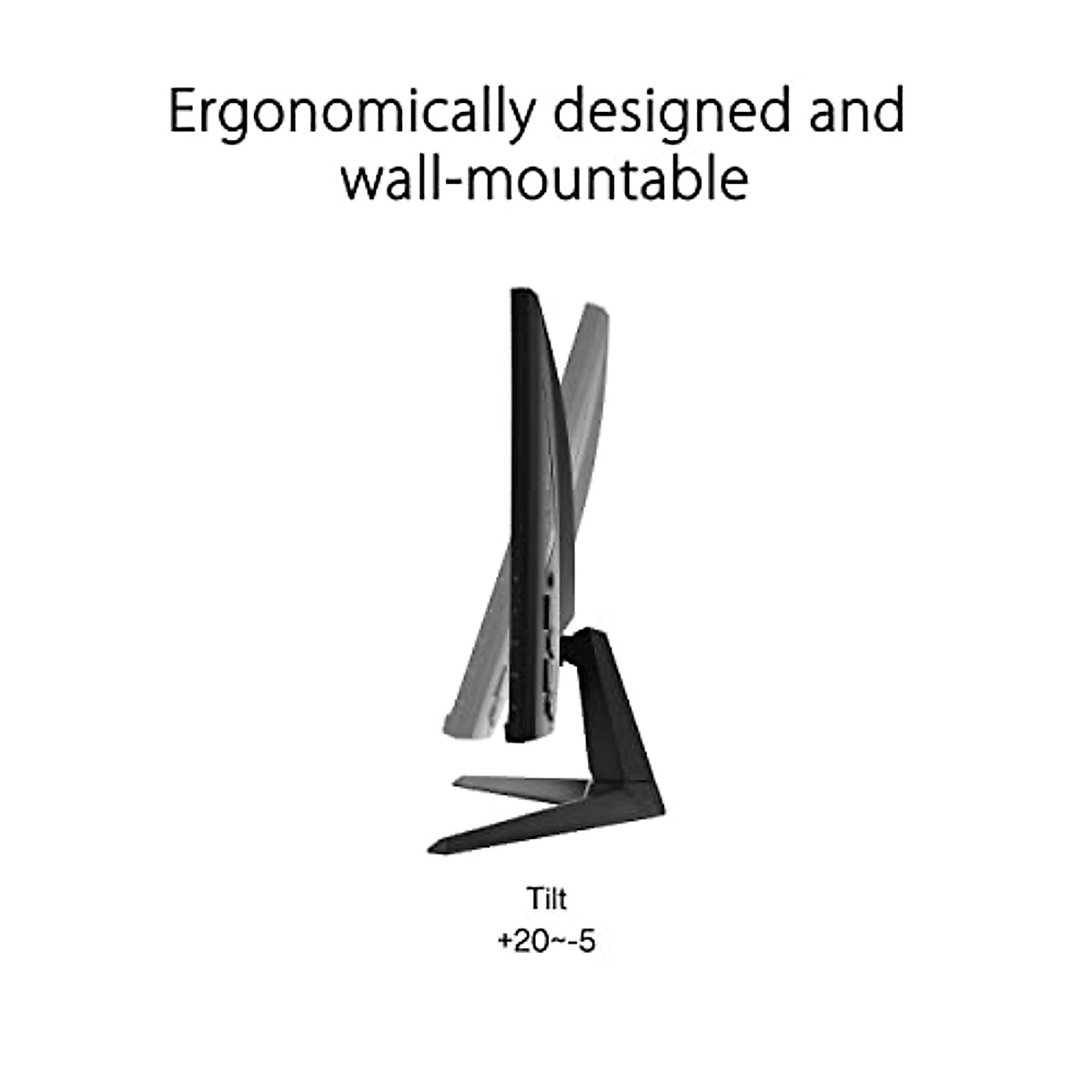 ASUS TUF Gaming 27” 1440P Monitor (VG27AQA1A) - QHD (2560 x 1440), 170Hz (Supports 144Hz), 1ms, Extreme Low Motion Blur, Freesync Premium, Eye Care, HDMI, DisplayPort, Shadow Boost, Speakers, HDR